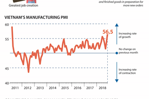 Vietnam leads ASEAN in PMI