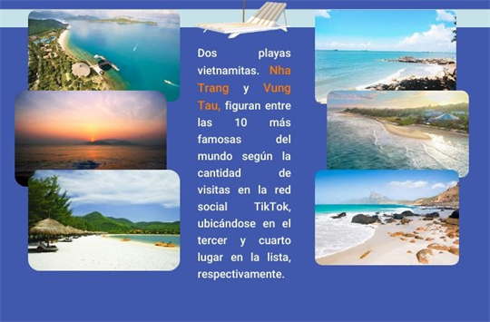 Dos playas vietnamitas figuran entre las 10 más famosas del mundo Dos playas vietnamitas figuran entre las 10 más famosas del mundo
