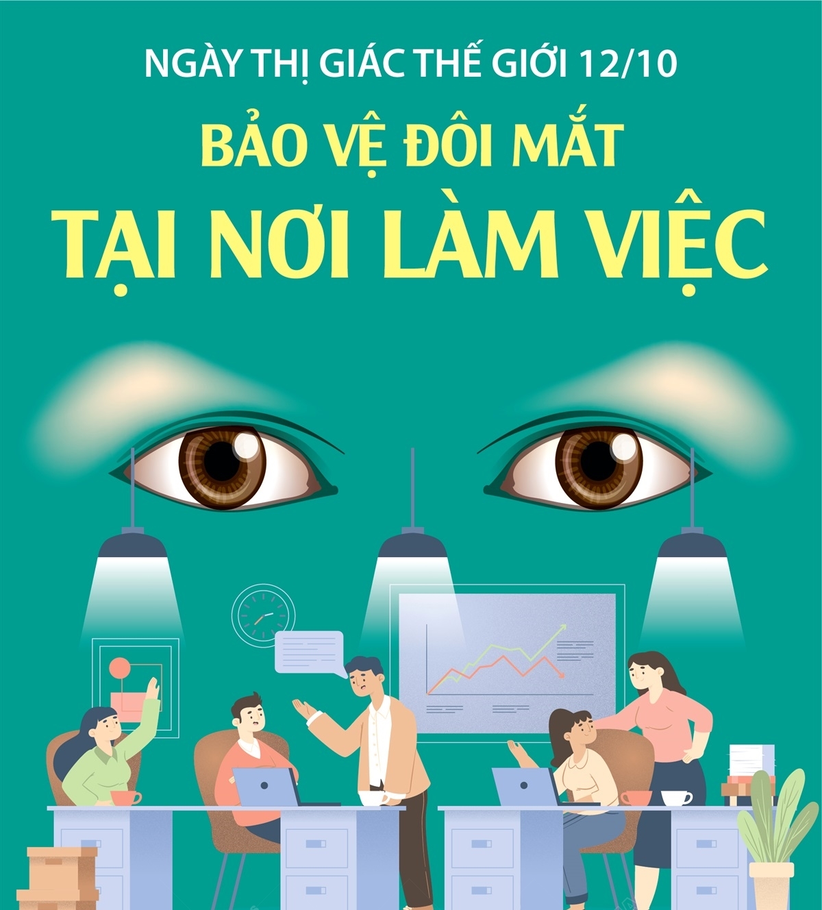 Ngày Thị giác Thế giới 12/10: Bảo vệ đôi mắt tại nơi làm việc
