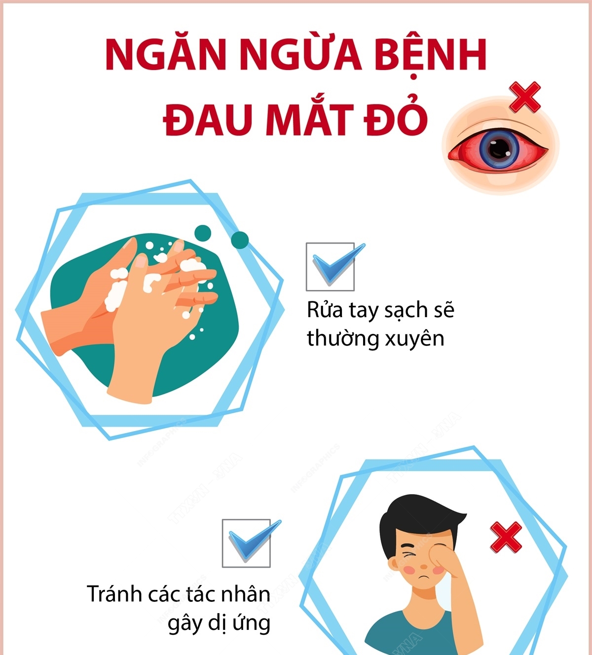 Ngăn ngừa bệnh đau mắt đỏ